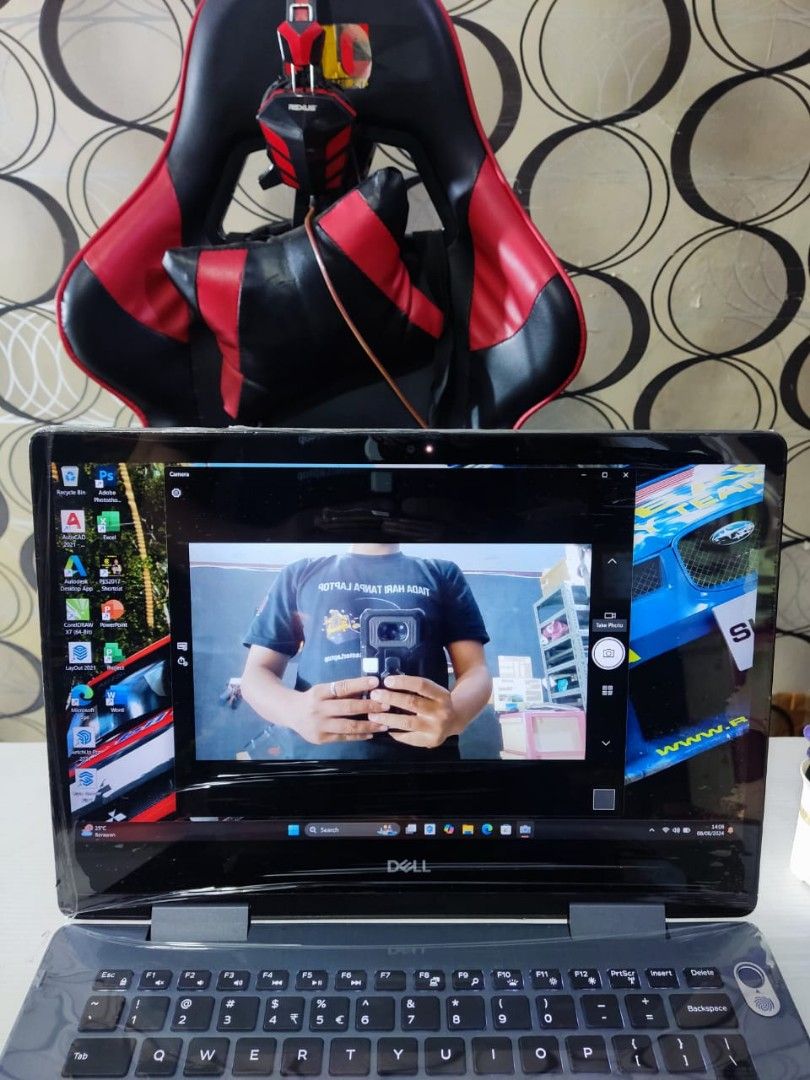 laptop DELL 5485 X360 2-in-1 SLIM TOUCHSCREEN SLIM Bisa Flip jadi ...