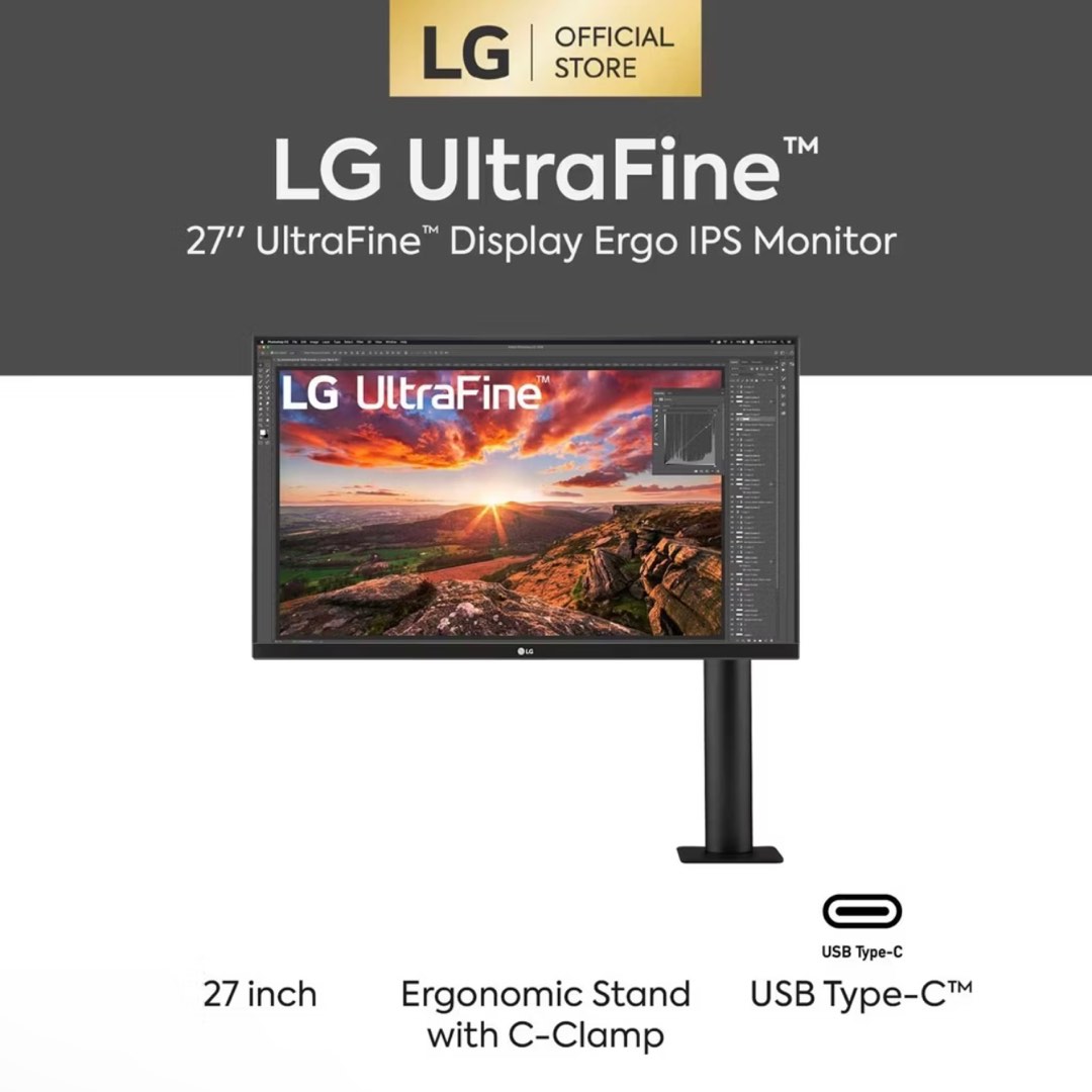 LG 27 inch Ultrafine Display Ergo IPS Monitor, Computers & Tech, Parts ...