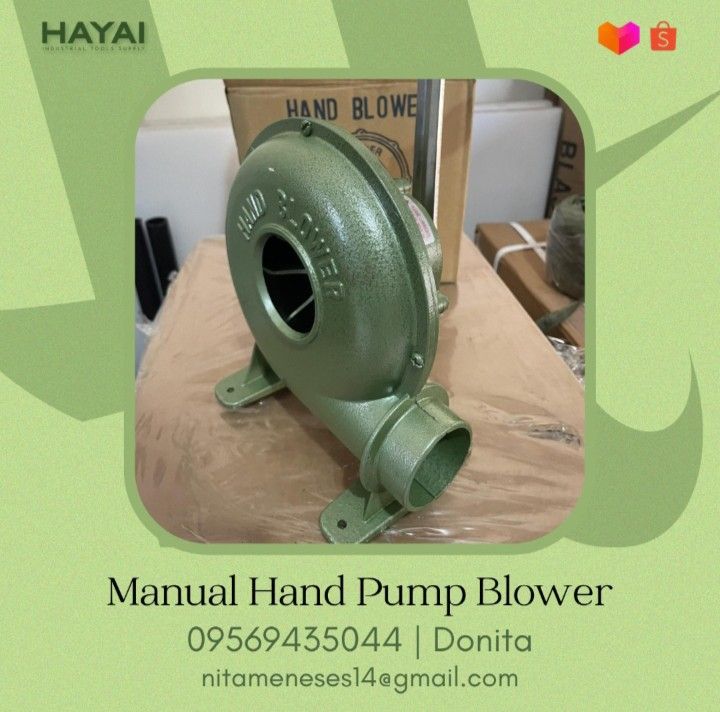 Manual Hand Pump Blower, Commercial & Industrial, Construction Tools ...