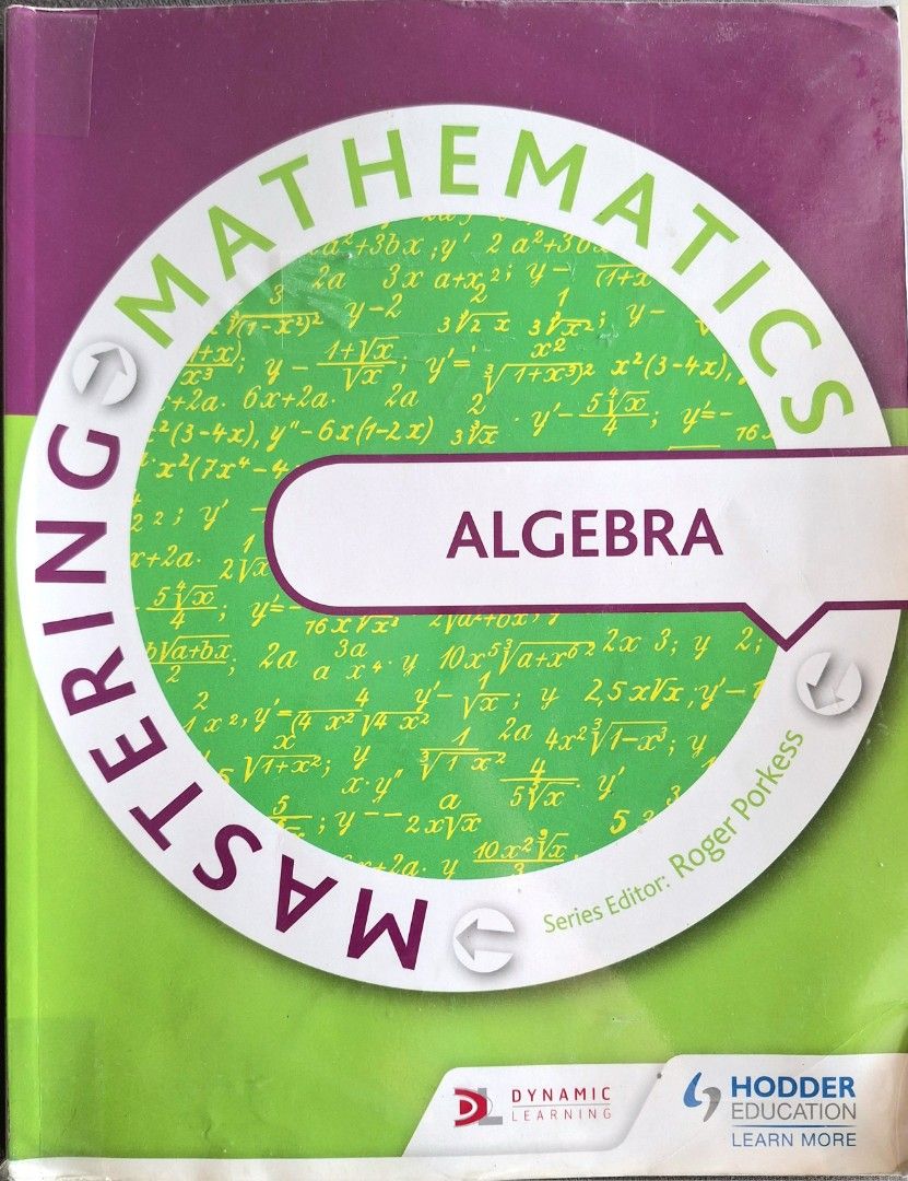 Mastering Mathematics Algebra, Hobbies & Toys, Books & Magazines ...
