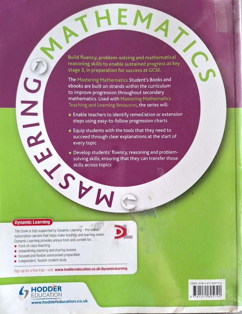 Mastering Mathematics Algebra, Hobbies & Toys, Books & Magazines ...