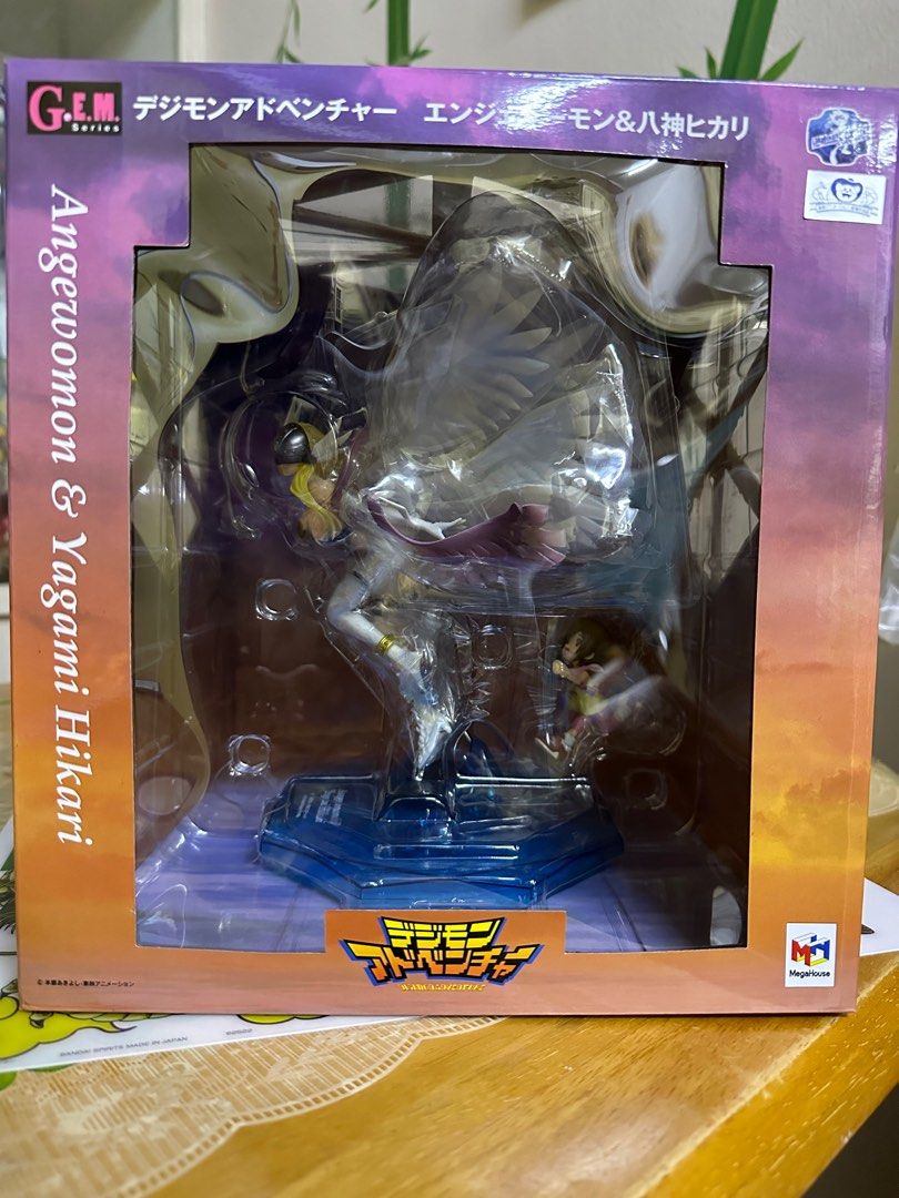 Megahouse G.E.M Series Digimon Adventure Angewomon & Yagami Hikari ...