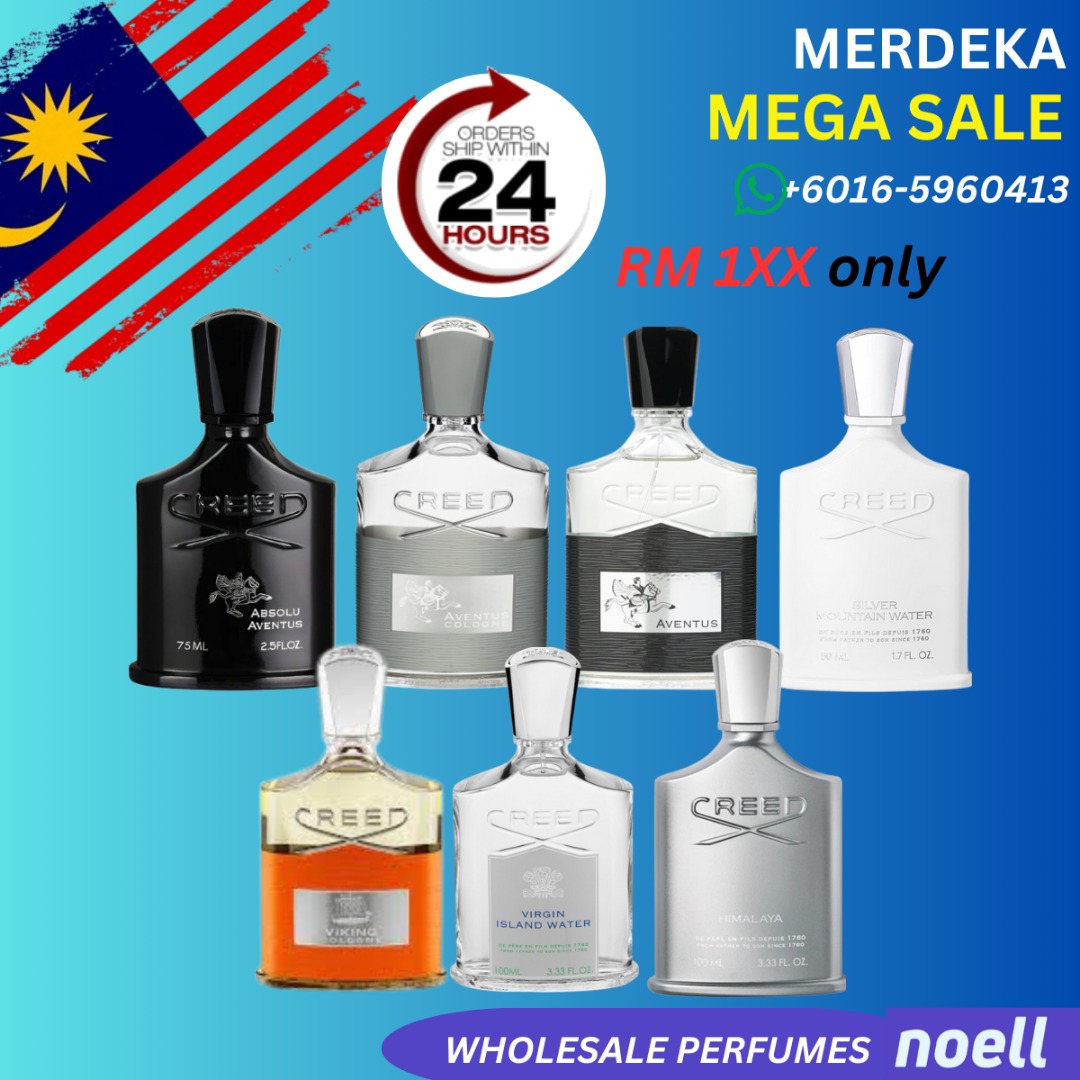 [MERDEKA MEGA SALE] ORIGINAL READY STOCK CREED ABSOLU AVENTUS EDP 75ML ...