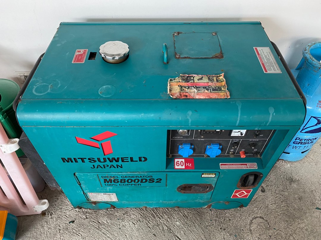 Mitsuweld 6.5 kva M6800DS2 (Silent Generator), Commercial & Industrial ...