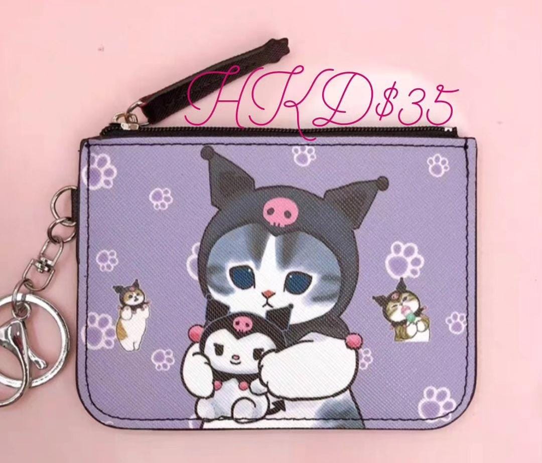 Mofsand x kuromi 銀包$35, 女裝, 手袋及銀包, 手拿包 - Carousell