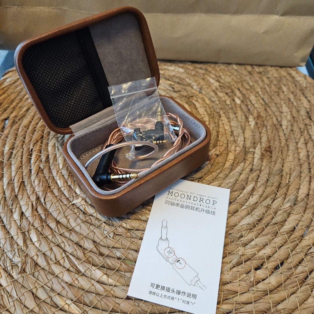 Moondrop PCC / OCC copper wire balanced and unbalanced adapters, Audio ...