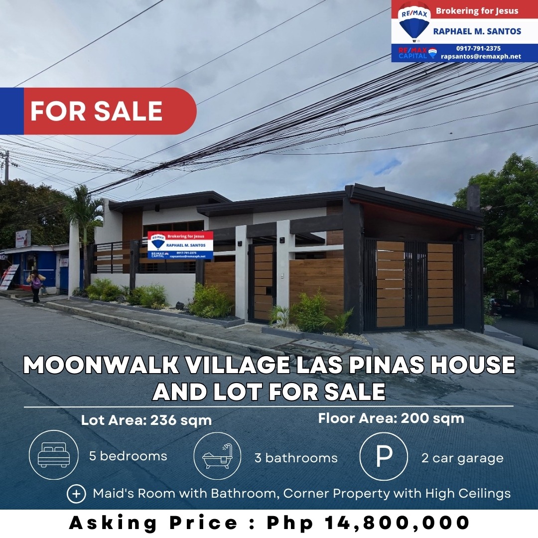 Moonwalk Village Las Pinas House and Lot for Sale, Property, For Sale ...