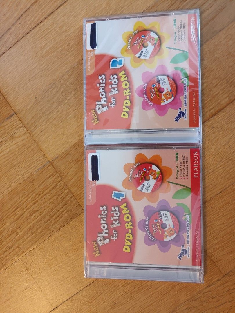 Pearson Phonics DVD 1&2, 興趣及遊戲, 音樂、樂器 & 配件, 音樂與媒體 - CD 及 DVD - Carousell