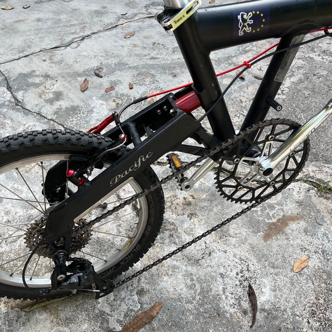 Peugeot Pacific Birdy 1 Bd-1 Birdy Classic Folding Bike Foldable Bicycle, Sports Equipment ...