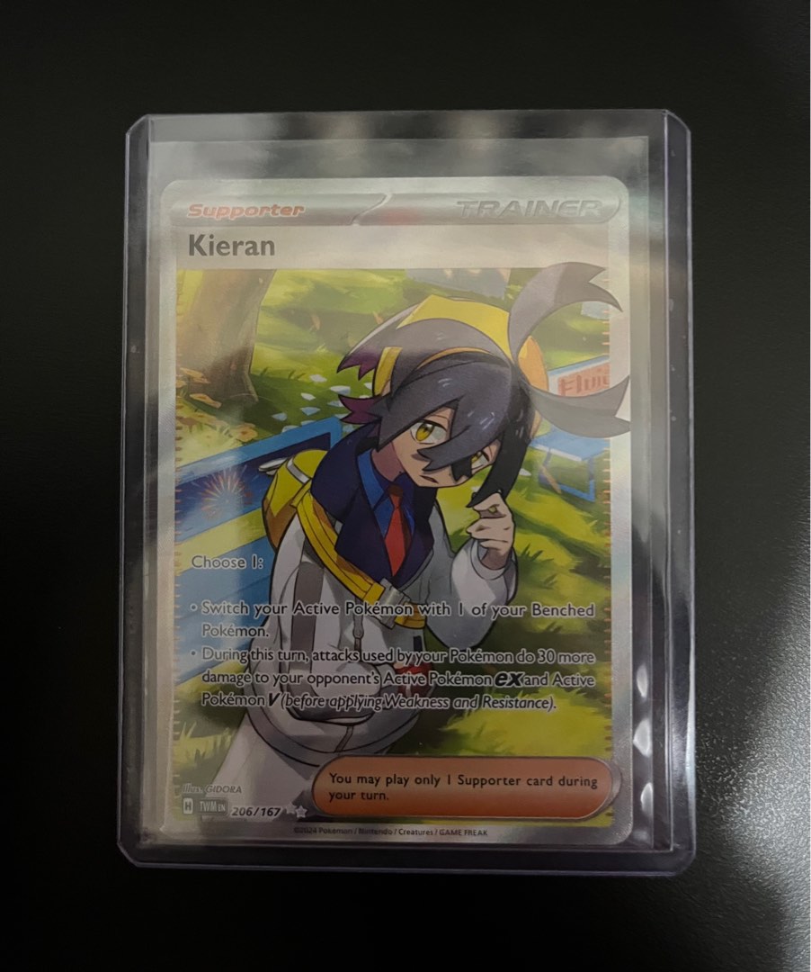 Pokemon Card - Kieran Full Art Secret Rare, Hobbies & Toys, Toys ...