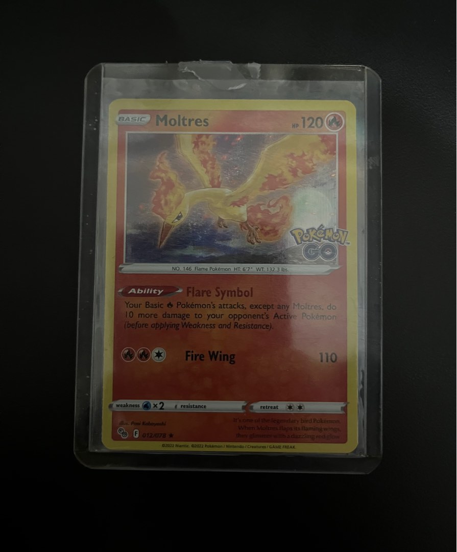 Pokemon Card - Moltres Holo Pokemon Go, Hobbies & Toys, Toys & Games on ...