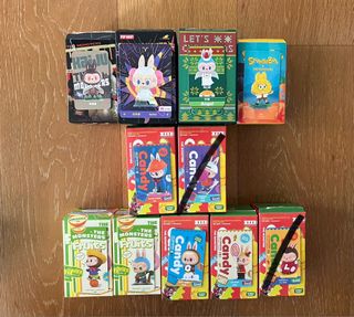 Labubu The Monsters Kasing Lung Figure LABUBU Zimomo Lava Not Kaws Bape ...