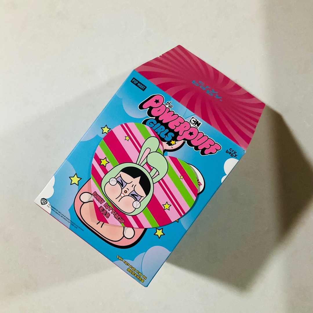POPMART Crybaby x PPG Bunny Buttercup, Hobbies & Toys, Toys & Games on ...