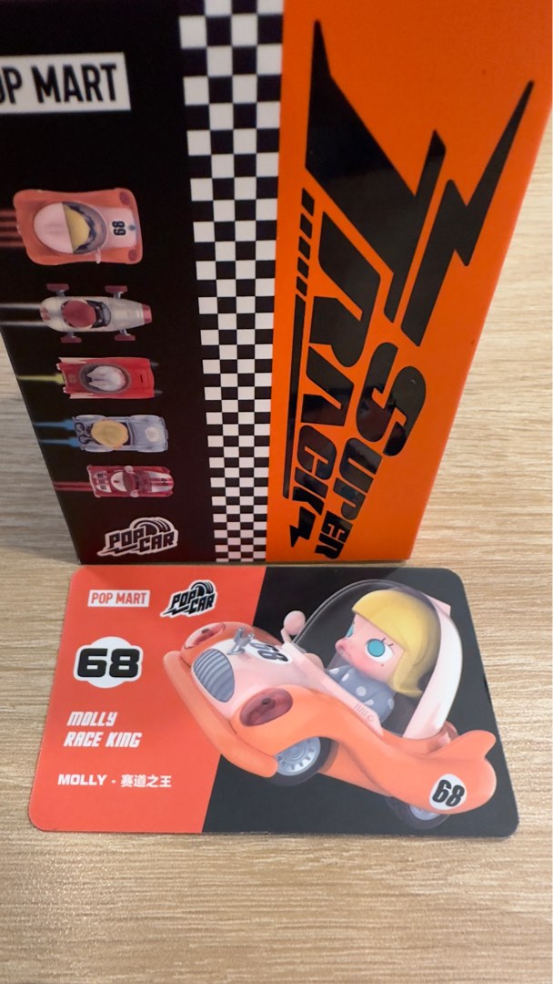 Popmart popmart Molly race king, Hobbies & Toys, Toys & Games on Carousell