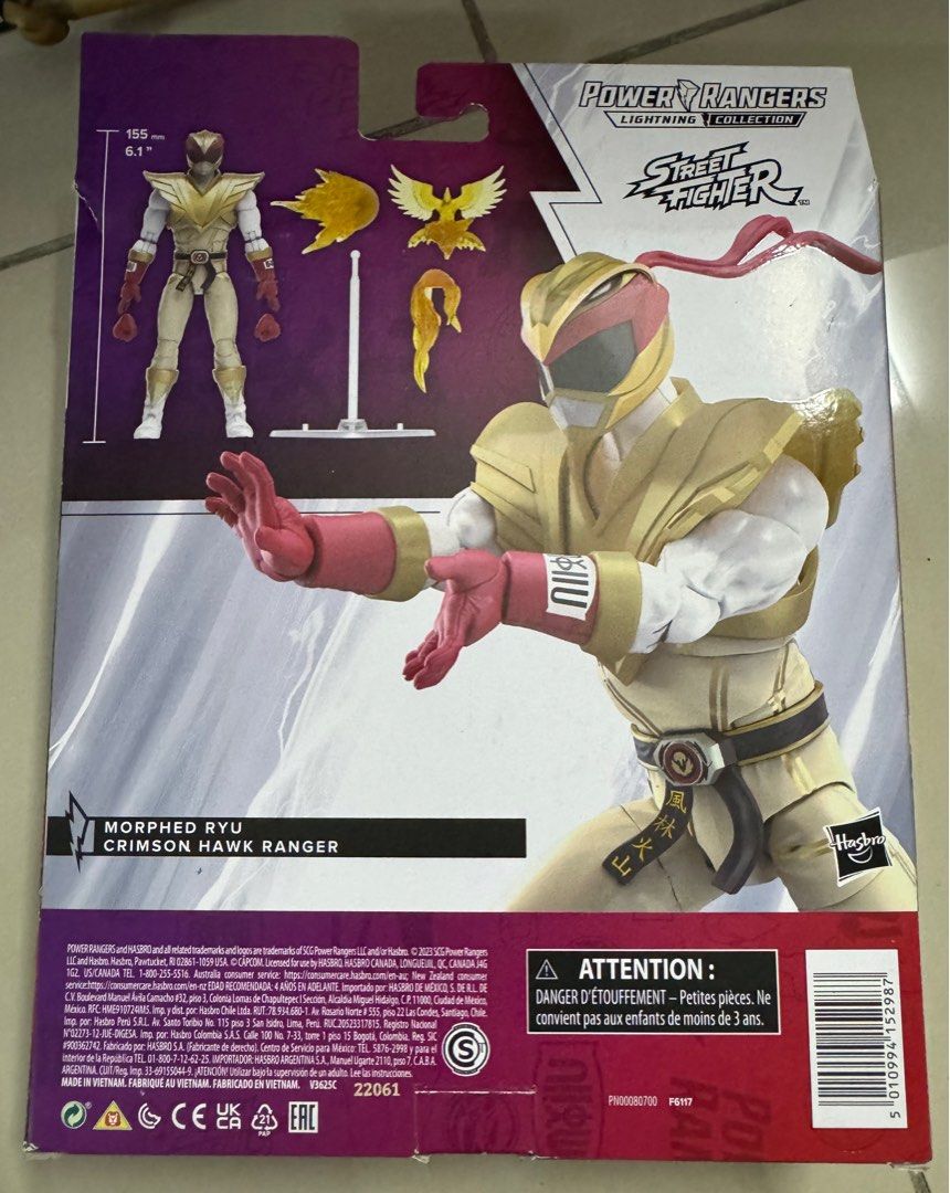 Power Rangers X Street Fighter Lightning Collection - Morphed Ryu ...