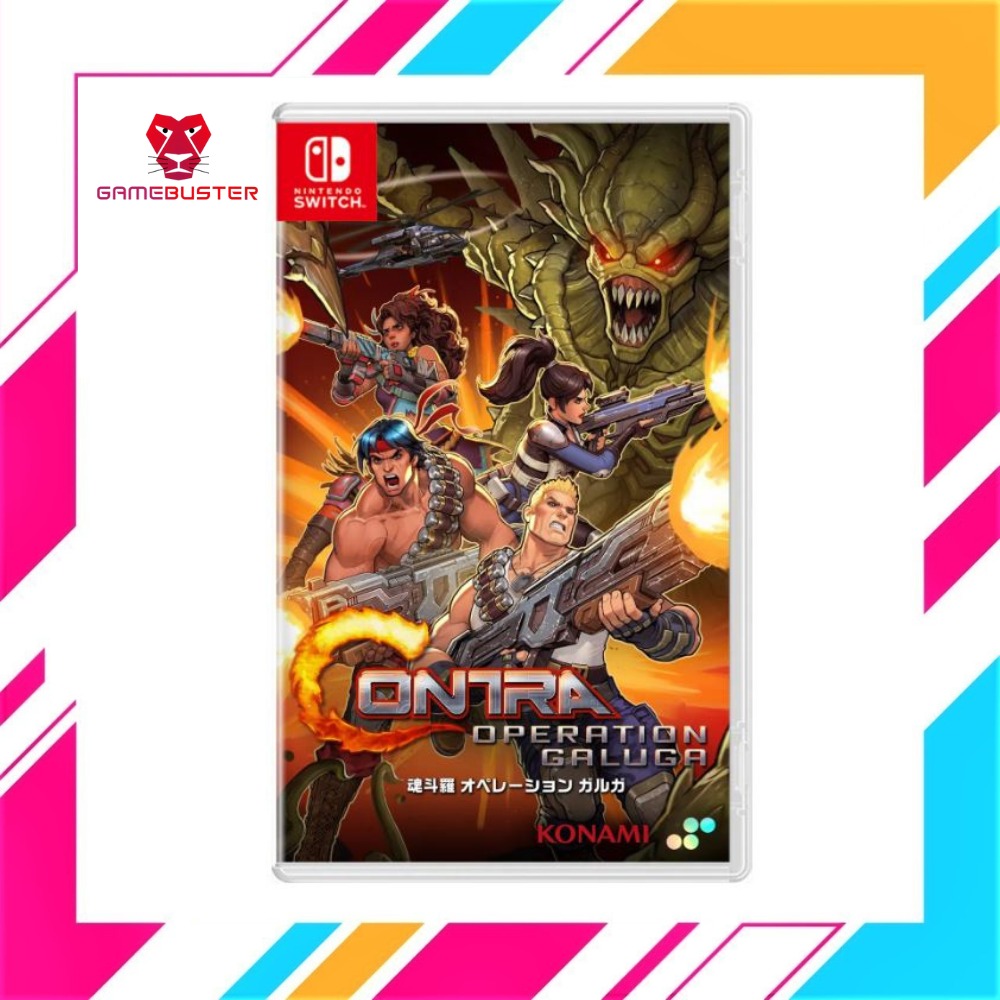 (Pre-Order) Nintendo Switch Contra: Operation Galuga (Initial Released ...