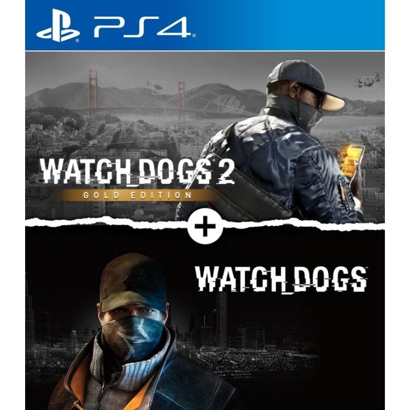 Ps4/Ps5 Watch Dogs 1 + Watch Dogs 2 Gold Editions Bundle Digital, Video ...