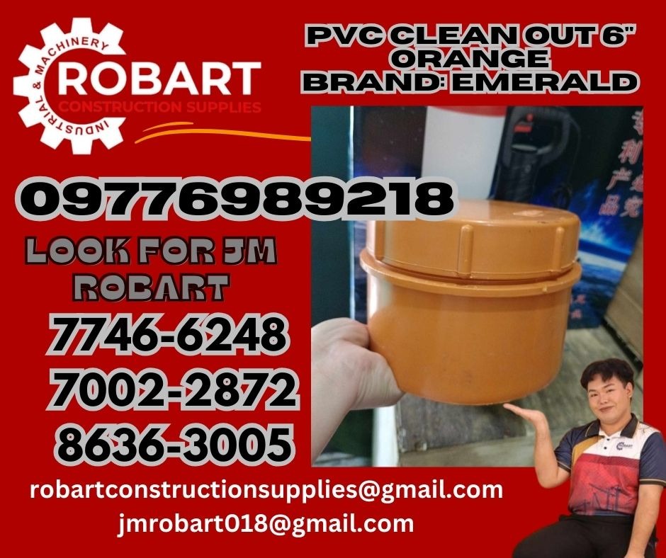 PVC clean out 6'', Commercial & Industrial, Construction Tools ...