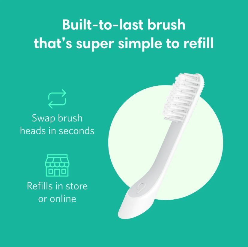 Quip Adult Electric Toothbrush Full Head, Built-in Timer + Travel Case ...