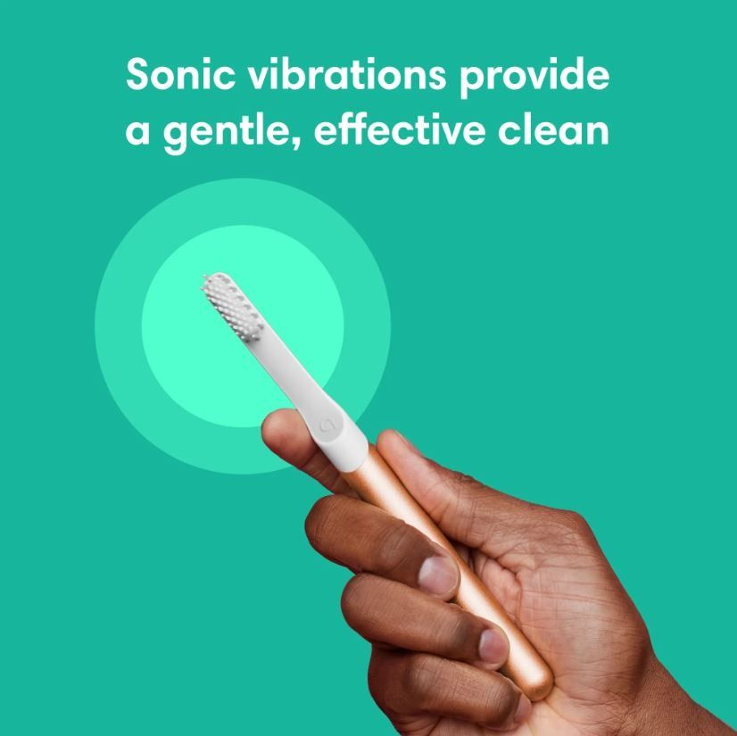 Quip Adult Electric Toothbrush Full Head, Built-in Timer + Travel Case ...