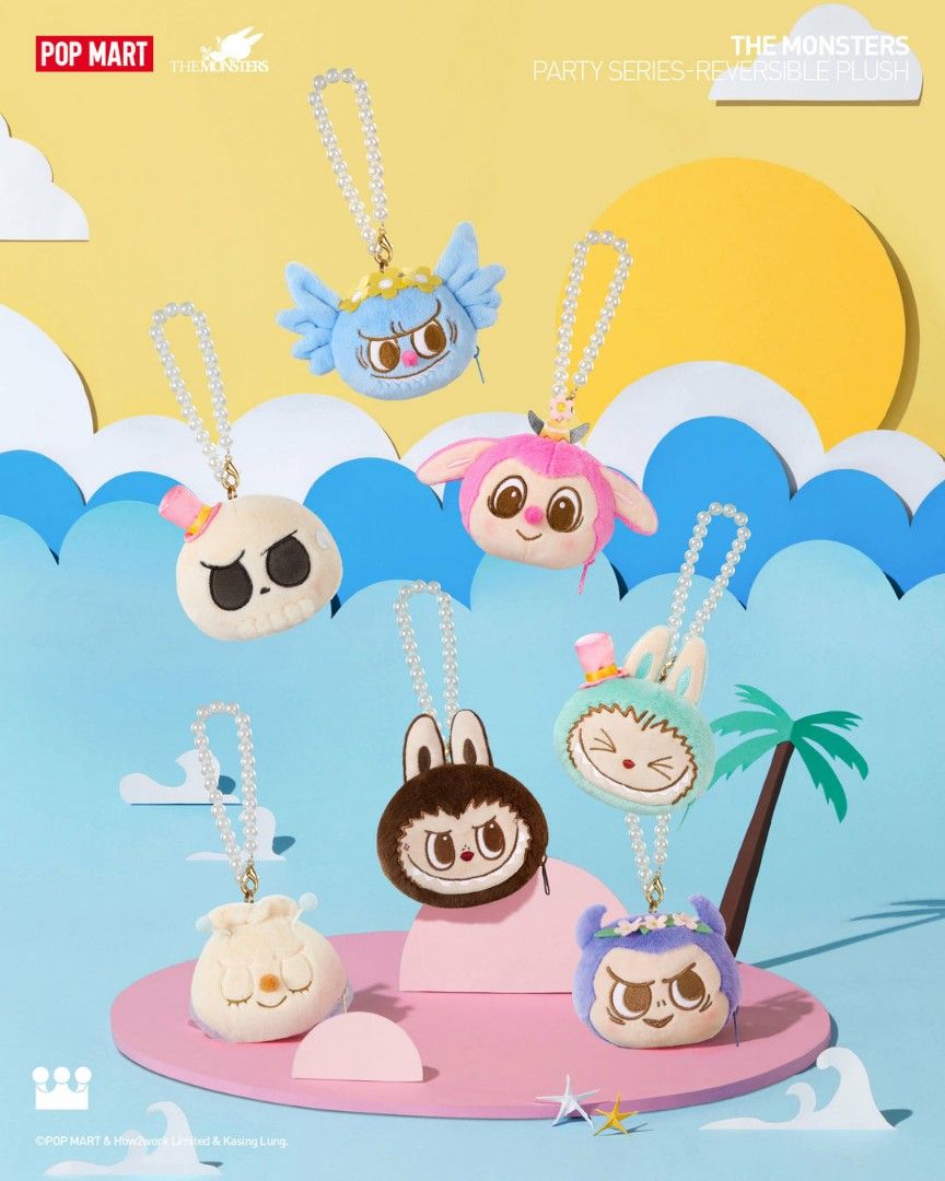 READY STOCK! LABUBU POUCH POP MART THE MONSTERS Party Series ...