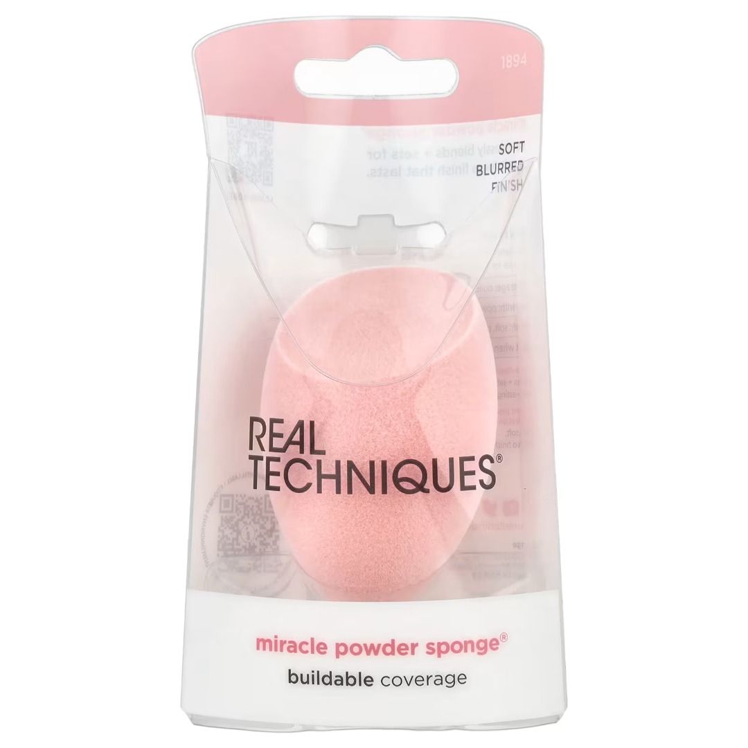 Real Techniques, Miracle Powder Sponge®, 1 Sponge, Beauty & Personal ...
