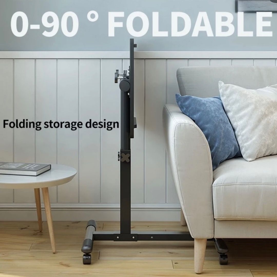 Rotatable Tabletop Bedside Table | 360 Rotating Bedroom Side Table | Height Adjustable Bed Side ...