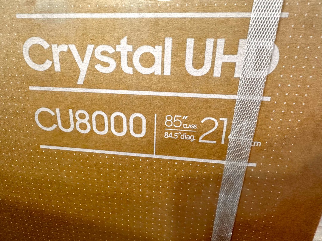 SAMSUNG 85 CU8000 SMART CRYSTAL UHD 4K LED TV HDR (2 YEARS WARRANTY ...