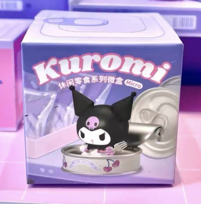 SANRIO KUROMI SNACK SERIES MICRO BOX 休闲零食系列微盒 / FULL SET / SINGLE BLIND ...