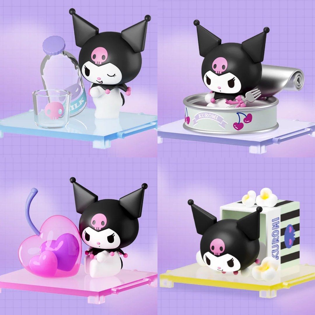 SANRIO KUROMI SNACK SERIES MICRO BOX 休闲零食系列微盒 / FULL SET / SINGLE BLIND ...