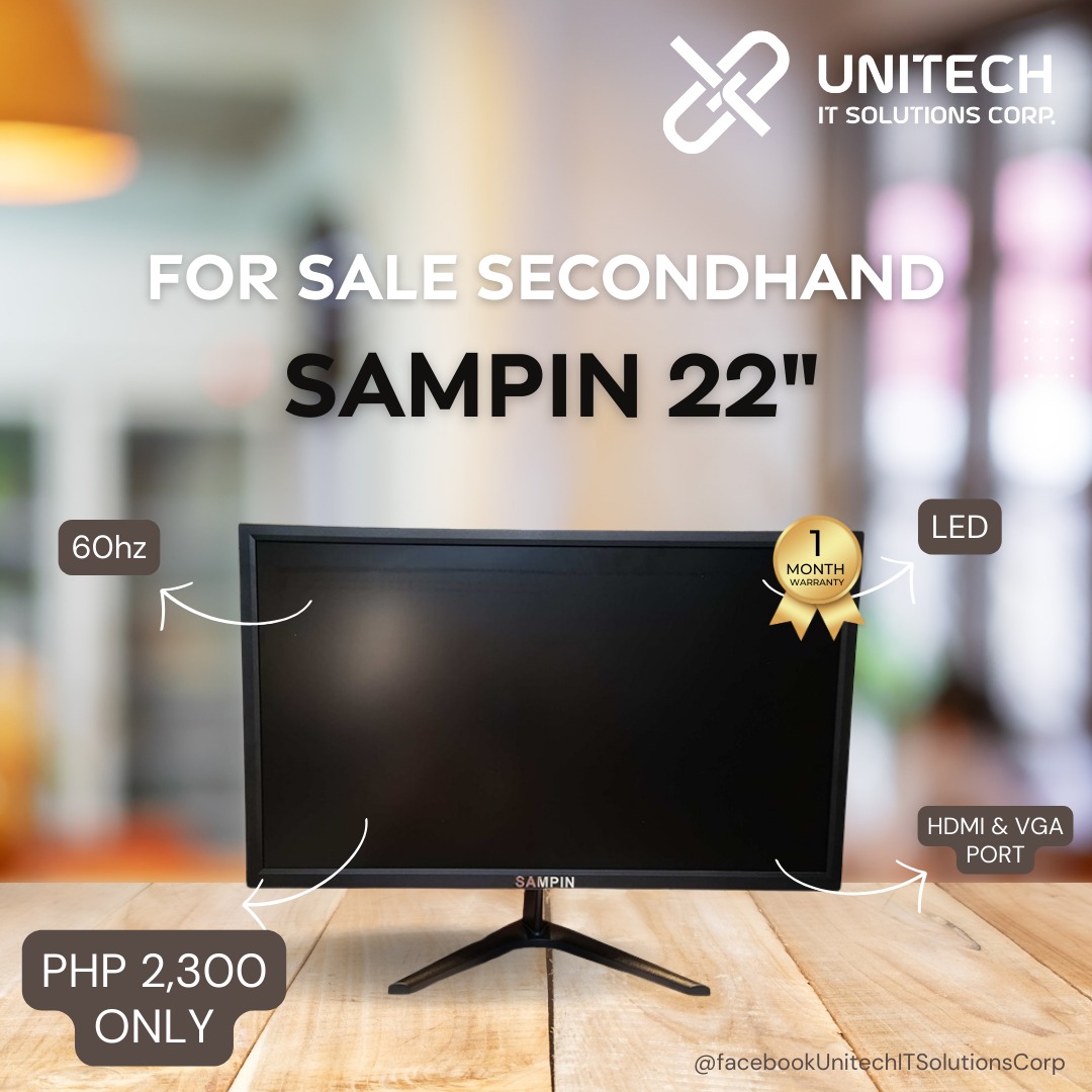 SECONDHAND SAMPIN 22INCH, Computers & Tech, Parts & Accessories ...