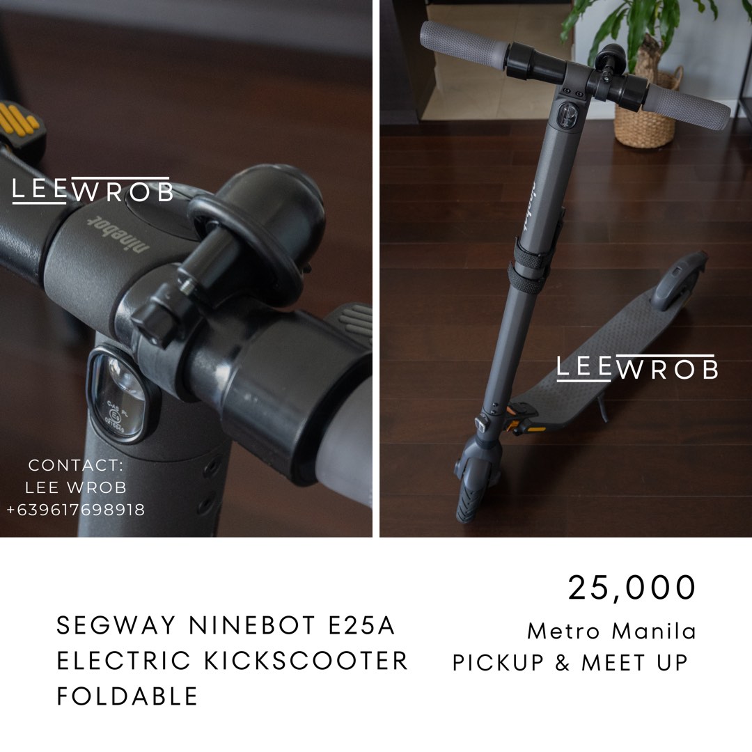 Segway Ninebot E25A Electric Scooter, Sports Equipment, Sports & Games ...