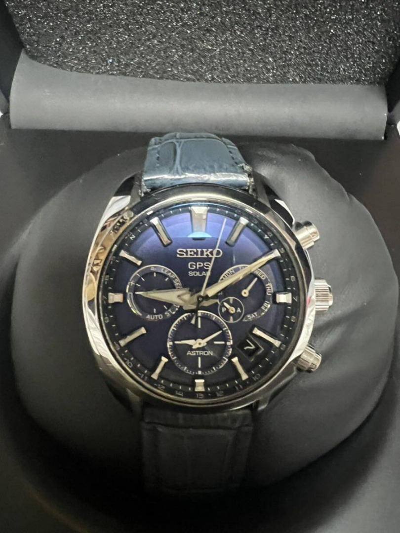 SEIKO Astron 太陽能 GPS, 男裝, 手錶及配件, 手錶 - Carousell
