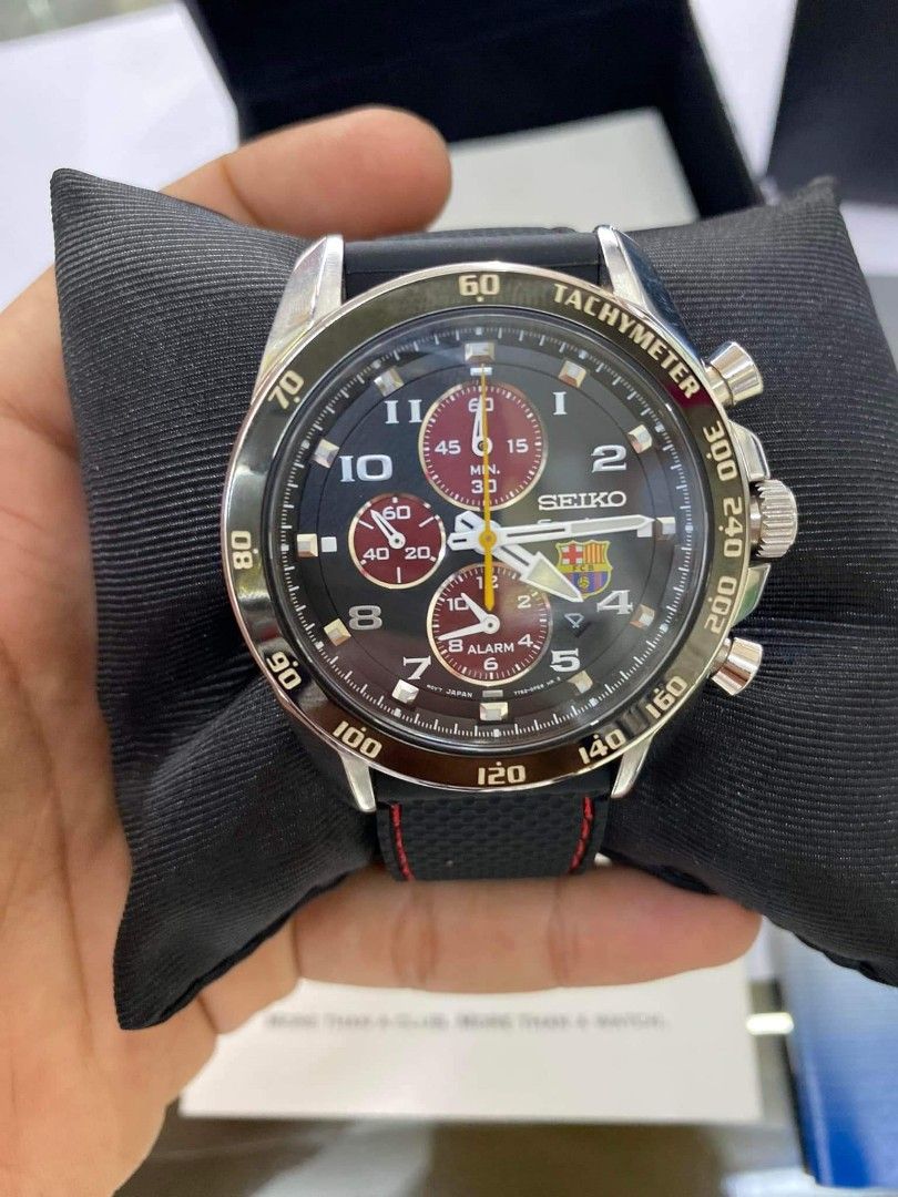 Seiko BARCELONA Sportura Chronograph Alarm QUARTZ, Men's Fashion ...