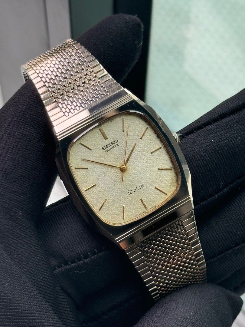 Seiko Dolce Vintage Textured Dial, Men's Fashion, Watches & Accessories ...