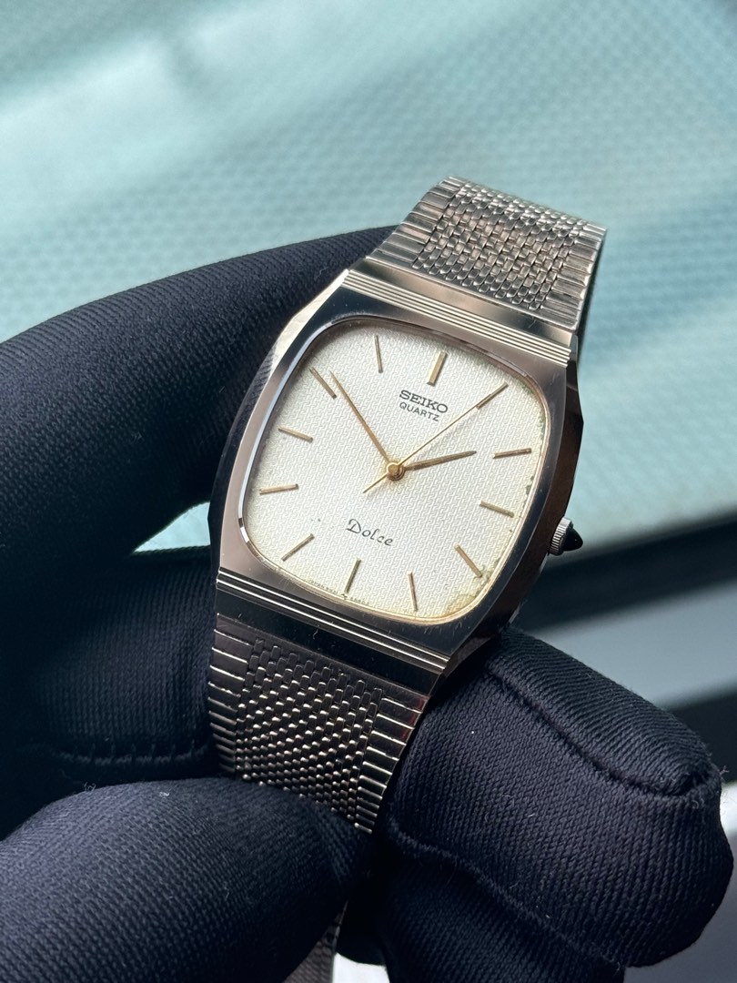 Seiko Dolce Vintage Textured Dial, Men's Fashion, Watches & Accessories ...