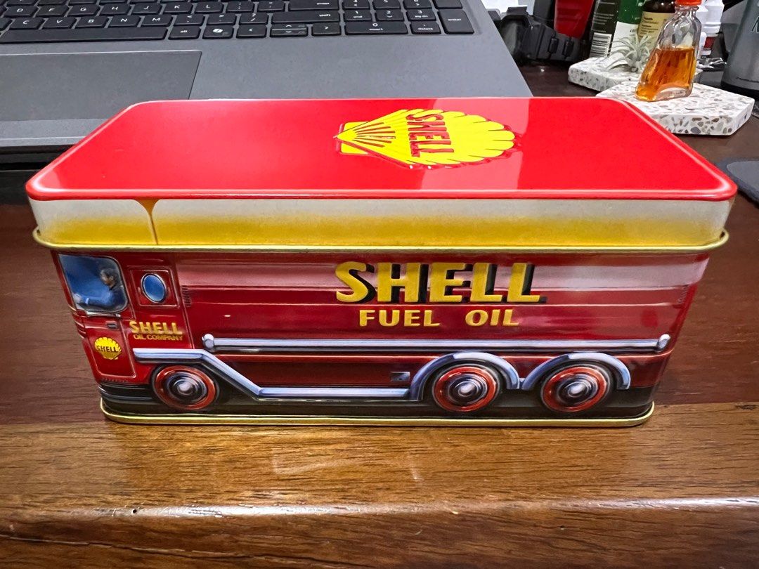 Shell collectible 125 years anniversary heritage metal container tanker ...