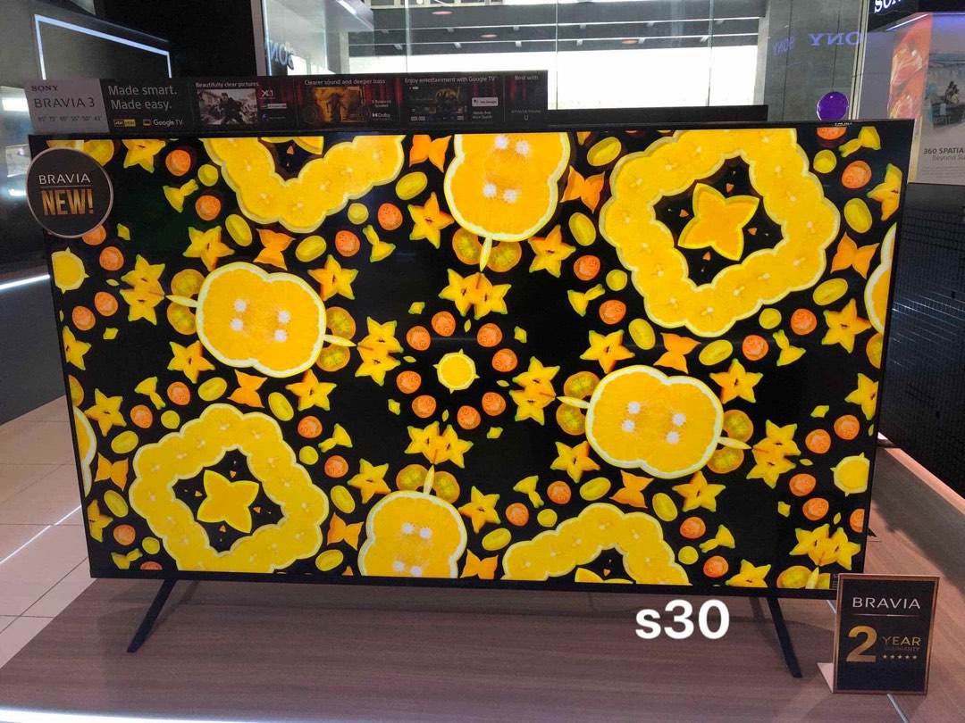 SONY 4K GOOGLE TV 43S30 50S30 55S30 65S30 75S30 85S30, TV & Home ...