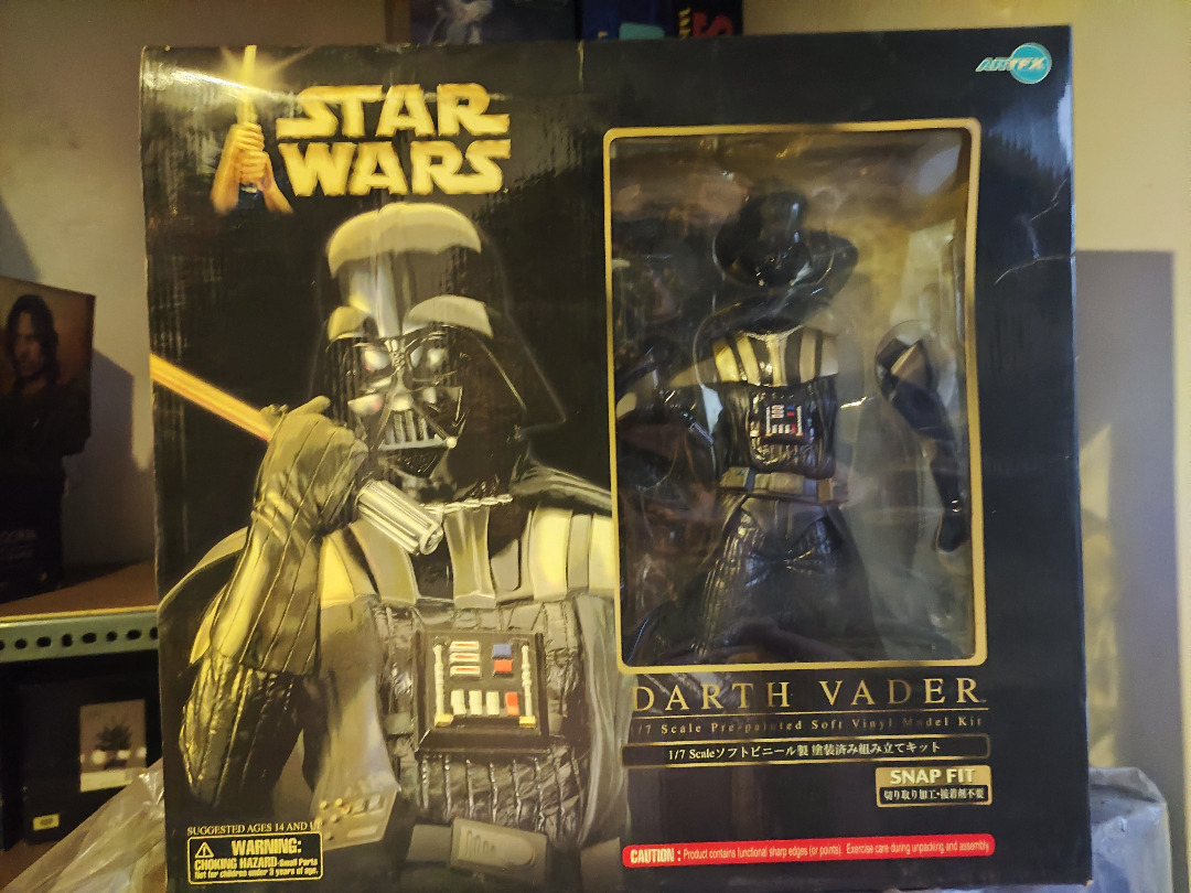 Star Wars Darth Vader Artfx 1/7 Scale Vinyl Model Kit Kotobukiya ...