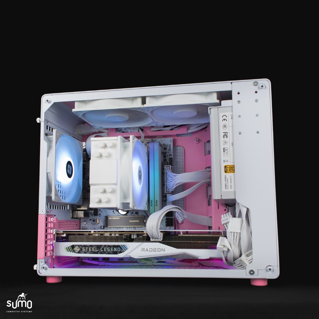 [SUMO Juryo Series] Pink & White Gaming Build | Intel Core I5-14400F ...