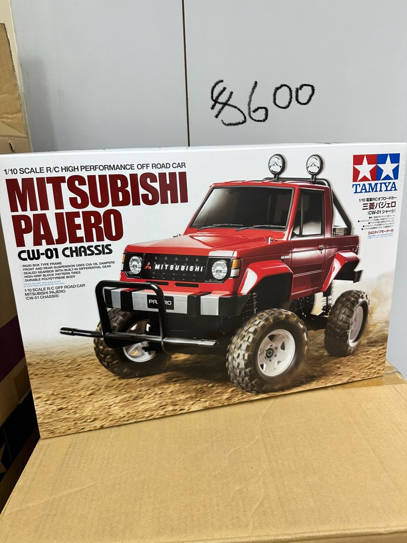 現貨全新Tamiya 58727 1/10 RC Mitsubishi Pajero (CW-01 Chassis) #0110921, 興趣 ...