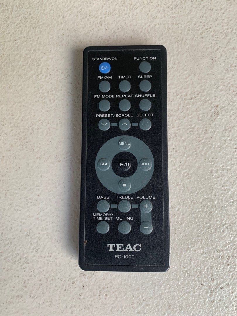 TEAC CD remote control, TV & Home Appliances, TV & Entertainment ...