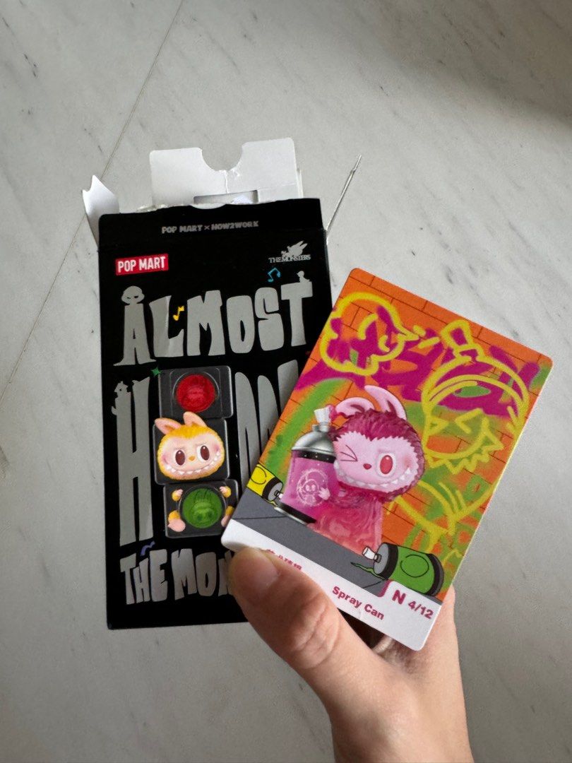 The Monsters Labubu- Almost Hidden- Spray Can, Hobbies & Toys, Toys ...