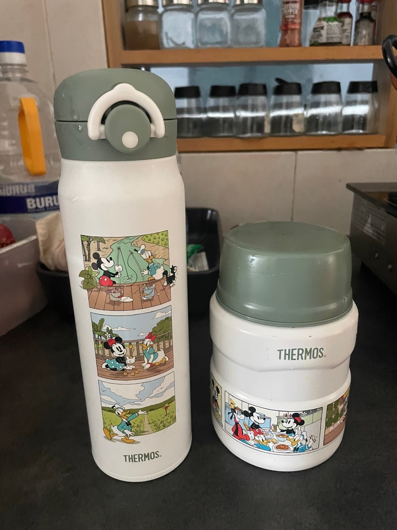 Thermos Mickey And Friends Better Together Flask & Food Jar Set ...