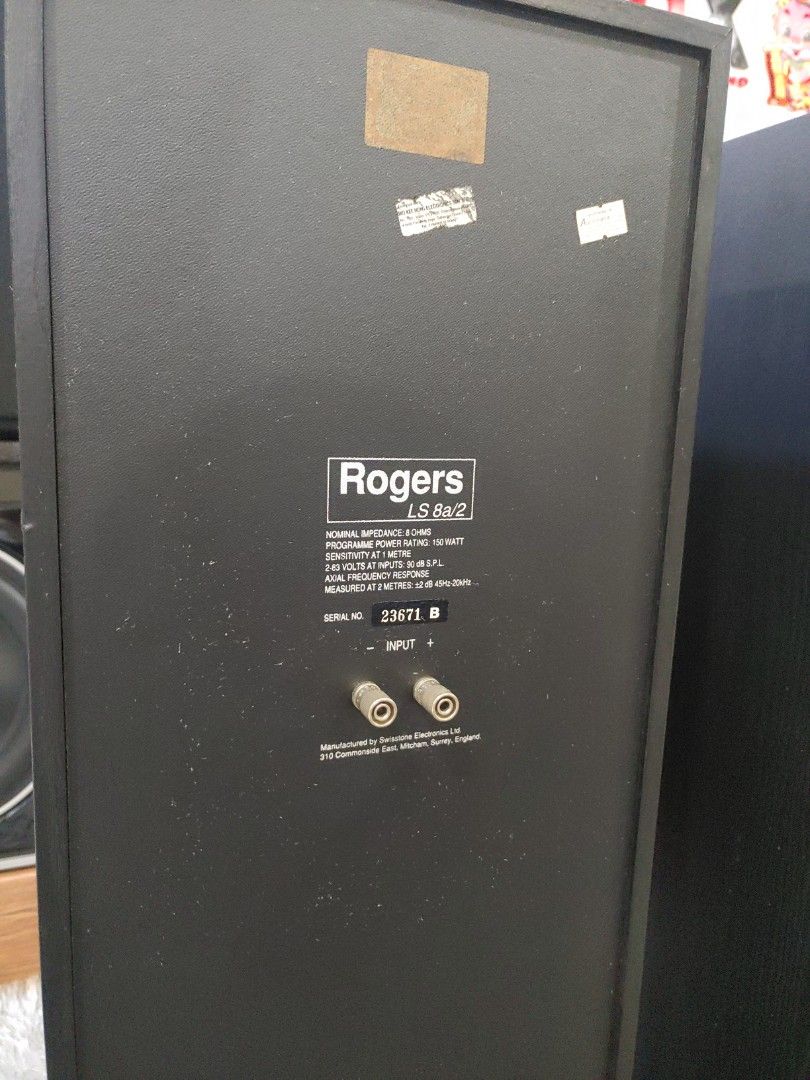 Traditional Rogers LS8a/2 British Speakers; transparent in acoustic ...