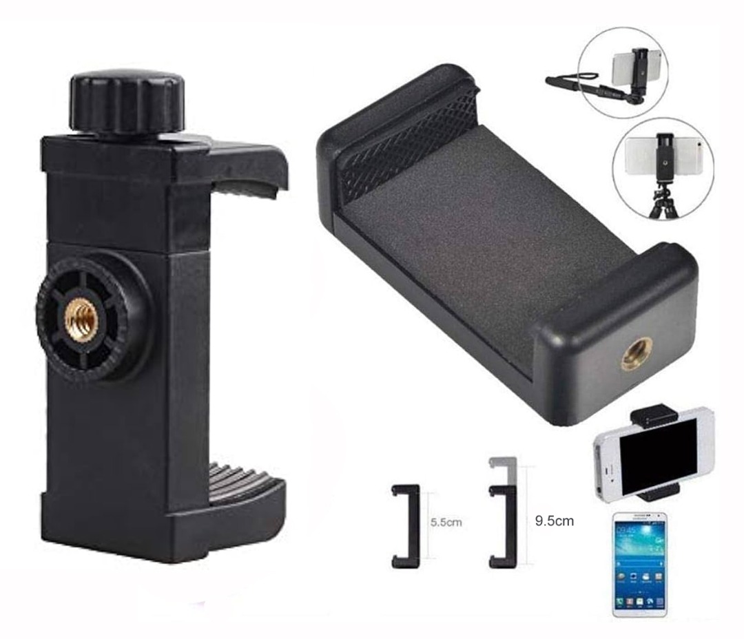 Tripod monopod selfie Mount Adapter Universal Smartphone Holder Clip ...