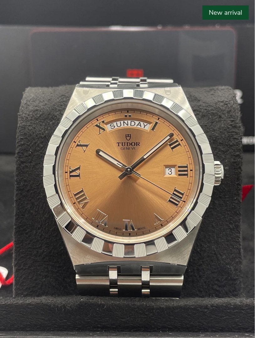 Tudor Royal 41mm Salmon Dial 28600, Luxury, Watches on Carousell