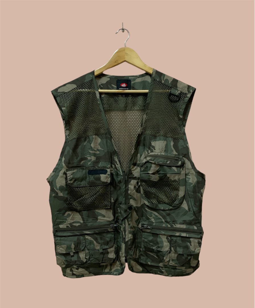 Union army vest - fishermans vest - multipocket, Men's Fashion, Tops ...