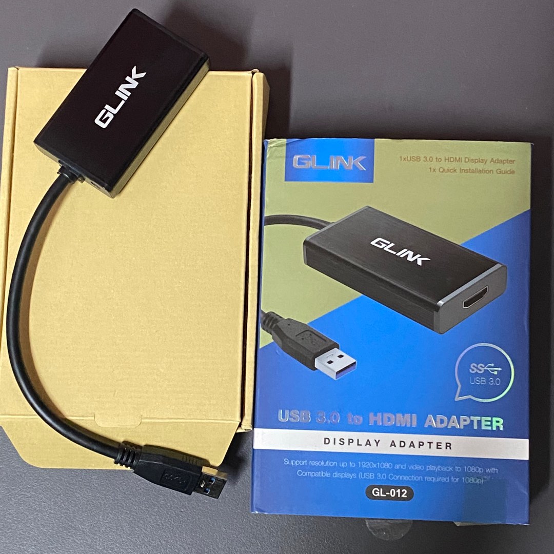 GLINK USB HDMI Adapter, Computers & Tech, Parts & Accessories, Cables ...