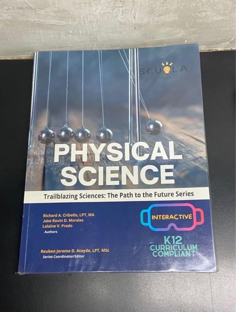 UST SHS PHYSICAL SCIENCE BOOK, Hobbies & Toys, Books & Magazines ...
